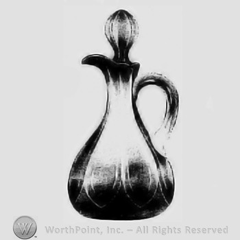 Mark with Glass pattern: Niagara; cruet. | #337043