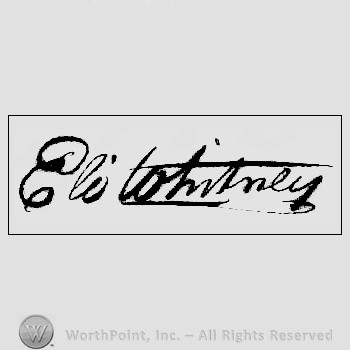 Mark with Signature: Eli Whitney. | #338025