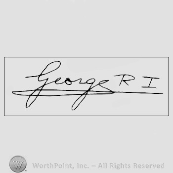Mark with Signature: George VI. | #338044