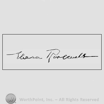 Mark with Signature: Eleanor Roosevelt. | #338073