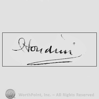 Mark with Signature: Harry Houdini. | #338087