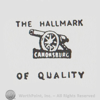 Mark with A cannon and the text "THE HALLMARK OF | #33813