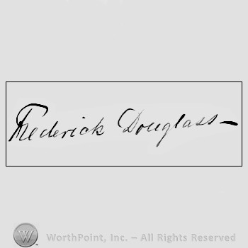 Mark with Signature: Frederick Douglass. | #338240