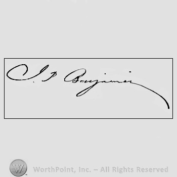 Mark with Signature: Judah Philip Benjamin. | #338243