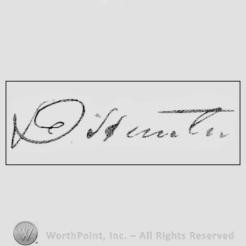 Mark with Signature: David Hunter. | #338245