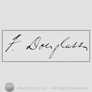 Mark with Signature: Frederick Douglass. | #338248