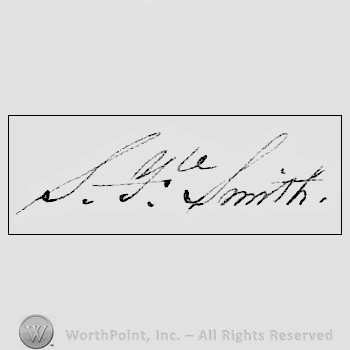 Mark with Signature: Samuel Francis Smith. | #338253
