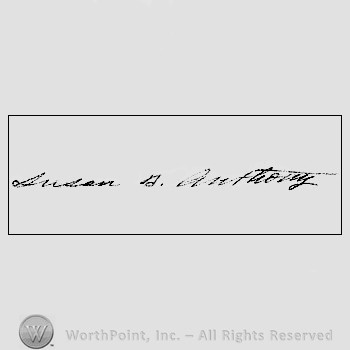 Mark with Signature: Susan B. Anthony. | #338256
