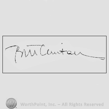 Mark with Signature: William Jefferson Clinton. | #338296