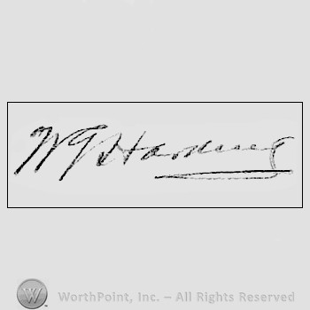 Mark with Signature: Warren G. Harding. | #338301