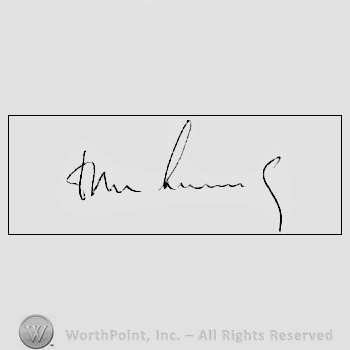 Mark with Signature: John F. Kennedy. | #338310