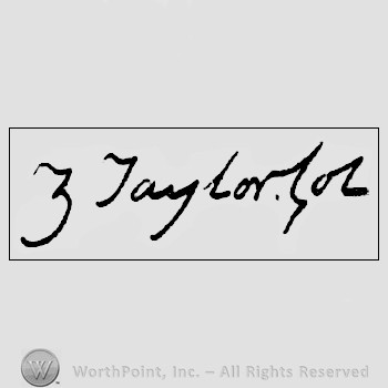 Mark with Signature: Zachary Taylor. | #338316