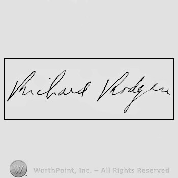 Mark with Signature: Richard Rodgers. | #338321