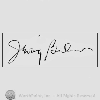 Mark with Signature: Irving Berlin. | #338331