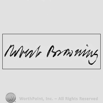 Mark with Signature: Robert Browning. | #338341