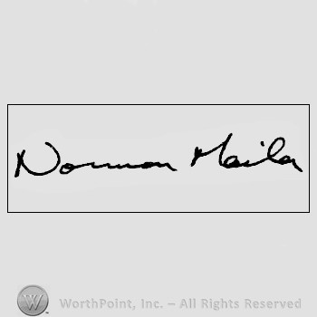 Mark with Signature: Norman Mailer. | #338356