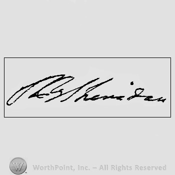 Mark with Signature: Richard Brinsley Sheridan. | #338362