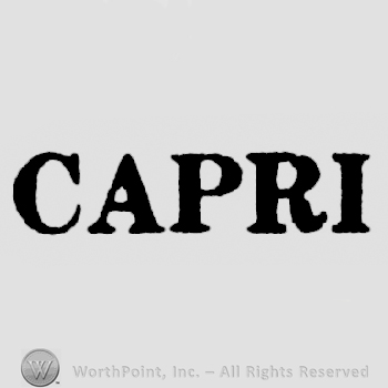 Mark with The word "CAPRI". | #33927
