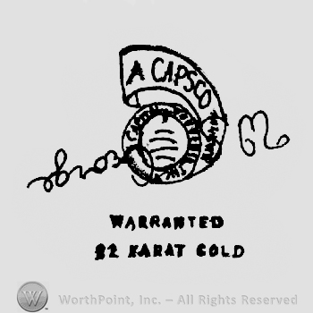 Mark with The text "A CAPSCO W S George WARRANTED | #33928