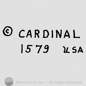 Mark with The text "CARDINAL 1579 USA". | #33937