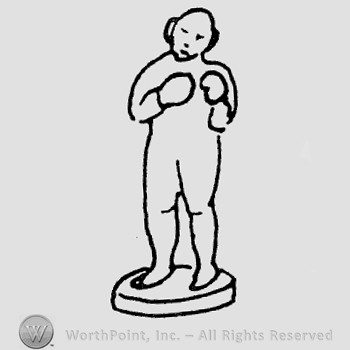 Mark with Rookwood Pottery Shape No. 6810; boxer | #342741
