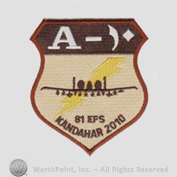 Mark with A-10 Thunderbolt Shields Patches : 81st | #343482