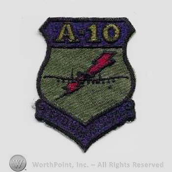 Mark with A-10 Thunderbolt Shields Patches : USAF | #343541