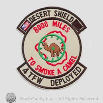 Mark with Desert Shield & Desert Storm Patches : | #343815
