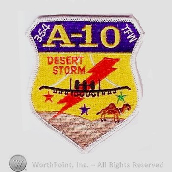 Mark with The text " 354 A-10 TFW DESERT STORM", | #343883