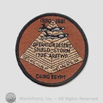 Mark with Desert Shield & Desert Storm Patches : | #343932