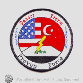 Mark with Desert Shield & Desert Storm Patches : | #343951