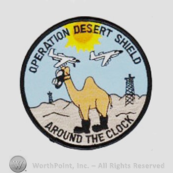 Mark with Desert Shield & Desert Storm Patches : | #343952