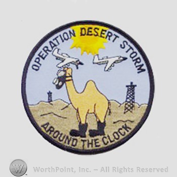 Mark with Desert Shield & Desert Storm Patches : | #343954