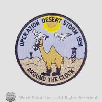 Mark with Desert Shield & Desert Storm Patches : | #343955