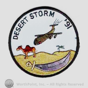 Mark with Desert Shield & Desert Storm Patches : | #343959