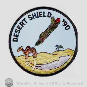 Mark with Desert Shield & Desert Storm Patches : | #343960