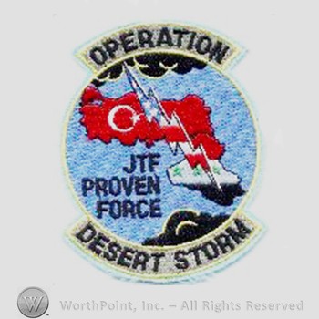 Mark with Desert Shield & Desert Storm Patches : | #343969