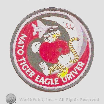 Mark with F-15 Eagle Swirls Patch : 53d Fighter | #344431