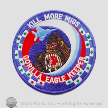 Mark with F-15 Eagle Swirls Patch : 58th Aircraft | #344441