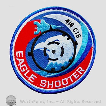Mark with F-15 Eagle Swirls Patch : 414th Combat | #344498