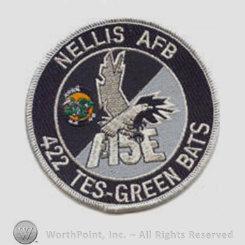 Mark with F-15E Strike Eagle Tinsel Patch : 422d | #344695