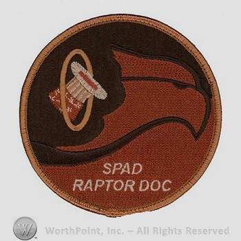 Mark with F-22 Raptor Swirls Patch : 94th Fighter | #344988