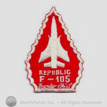 Mark with F-105 Thunderchief Arrowheads Patch : | #345079