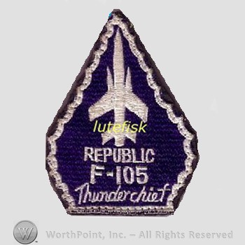 Mark with F-105 Thunderchief Arrowheads Patch : | #345083