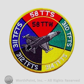 Mark with Gaggle Patch : 58th Tactical Training | #345351