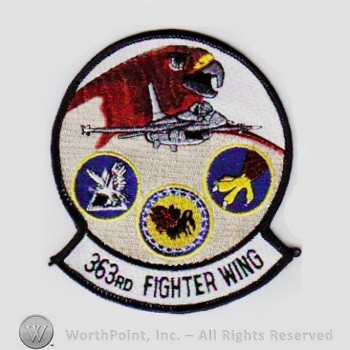 Mark with Gaggle Patch : 363d Fighter Wing | #345374