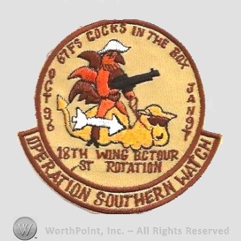 Mark with Northern Watch & Southern Watch Patch : | #346087