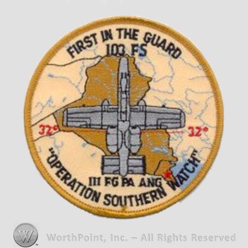 Mark with Northern Watch & Southern Watch Patch : | #346101