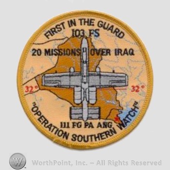 Mark with Northern Watch & Southern Watch Patch : | #346102