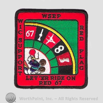 Mark with Red Flag Deployment Patch : 67th | #346423